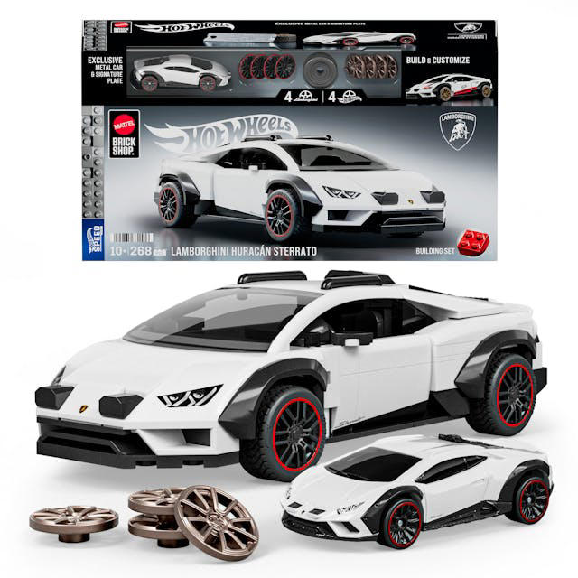 Mattel Brick Shop Lamborghini Miura headlines LEGO rival’s new releases