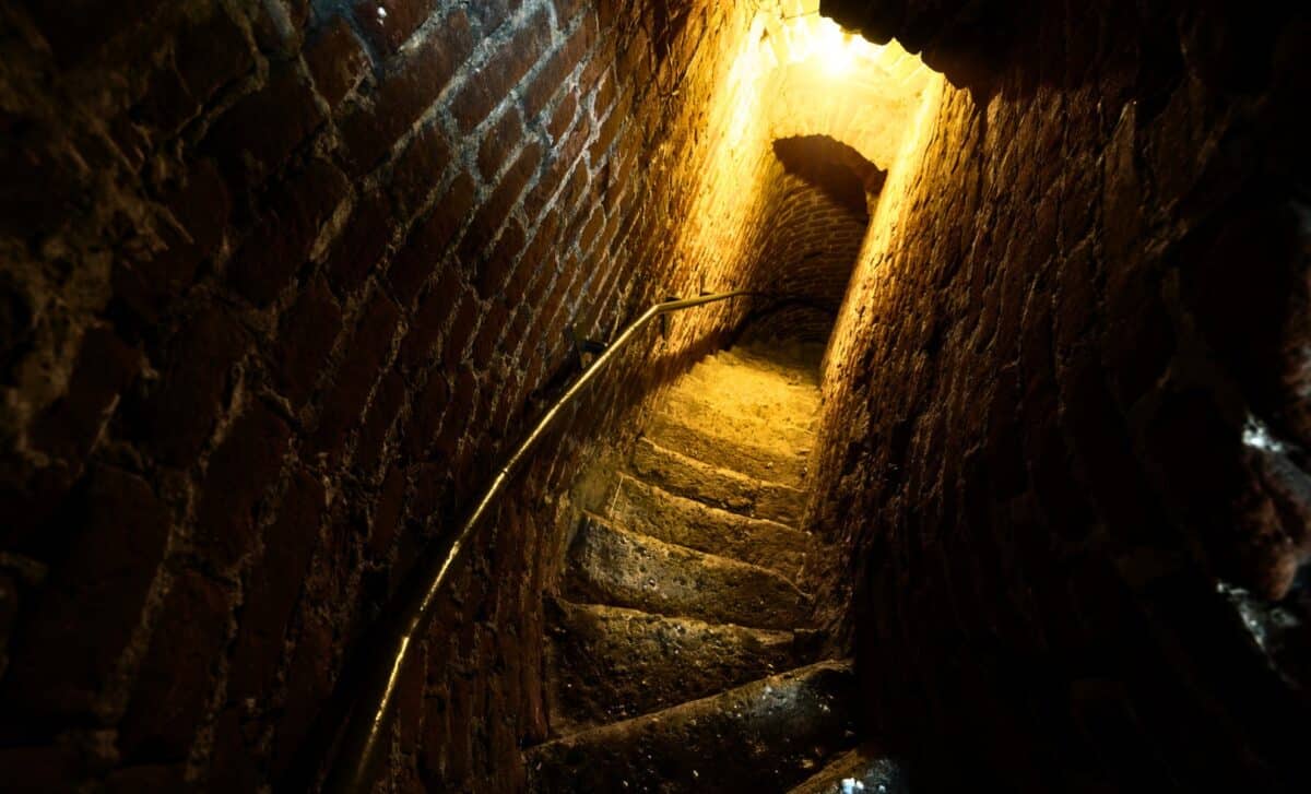 Archaeologists followed a forgotten staircase in an old church and ...