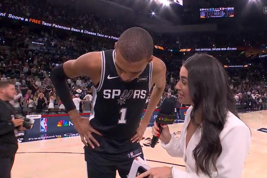 Victor Wembanyama cuts short interview immediately after Spurs force Game 7