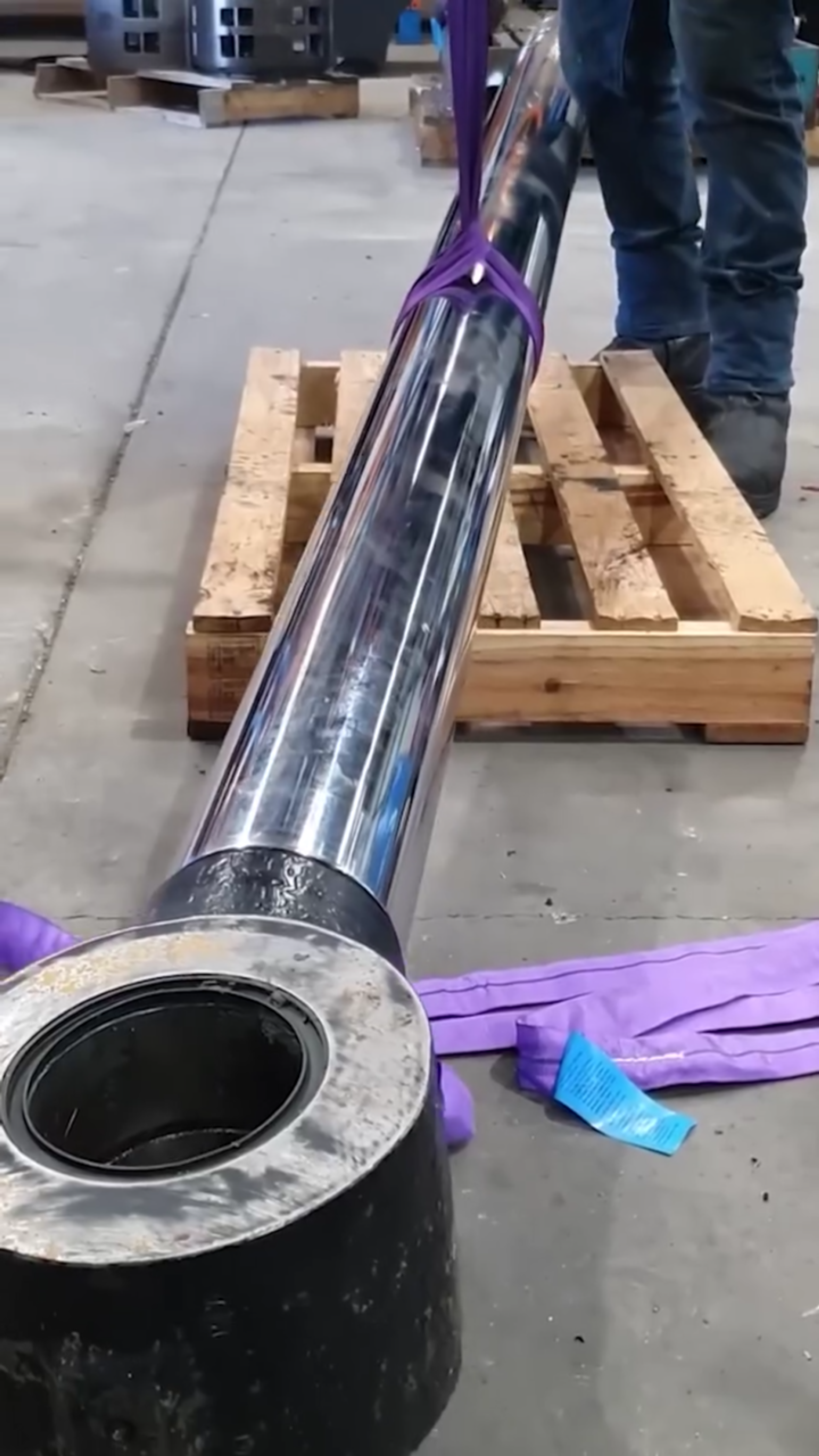 Rebuilding a damaged cylinder rod