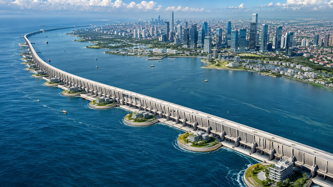 How Indonesia plans to save a sinking megacity with 17 artificial ...