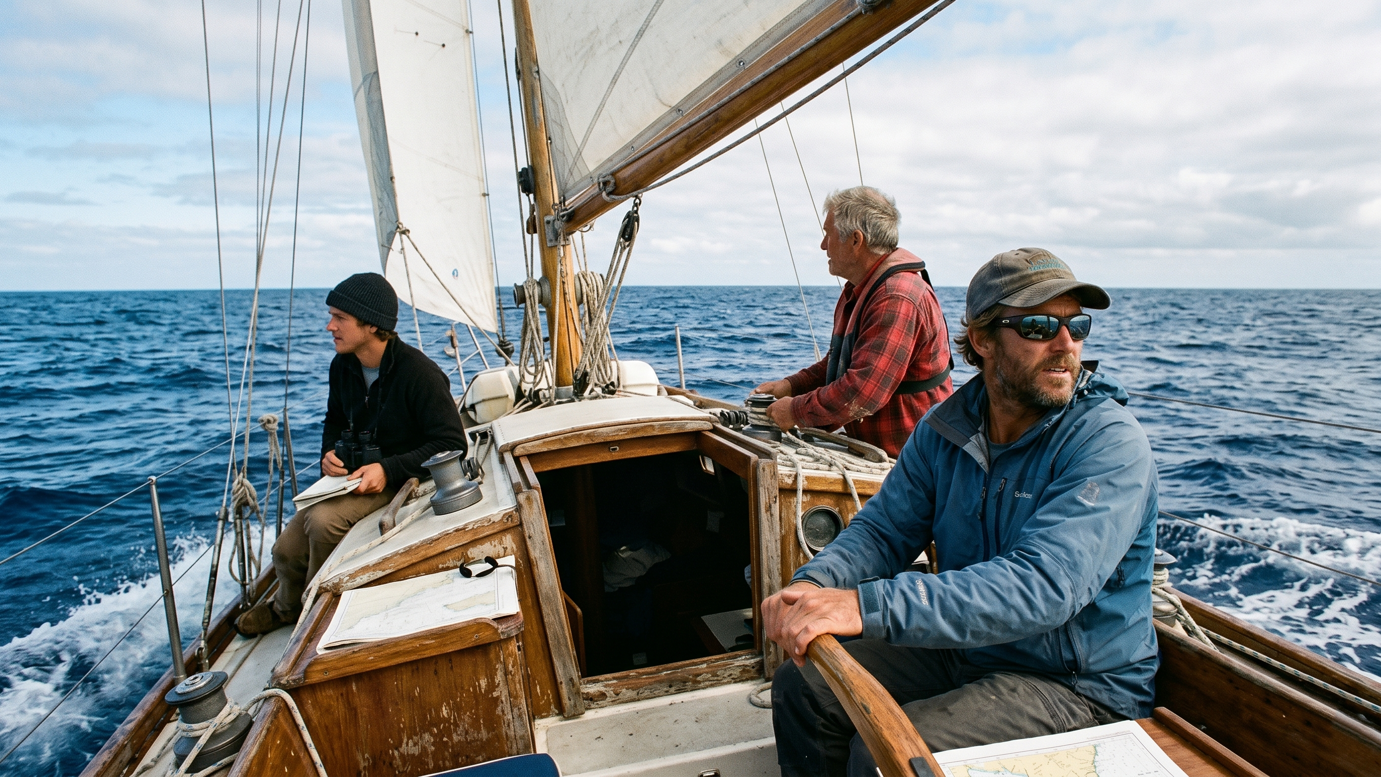 No maps, no compass, no metal – just men sailing into oblivion