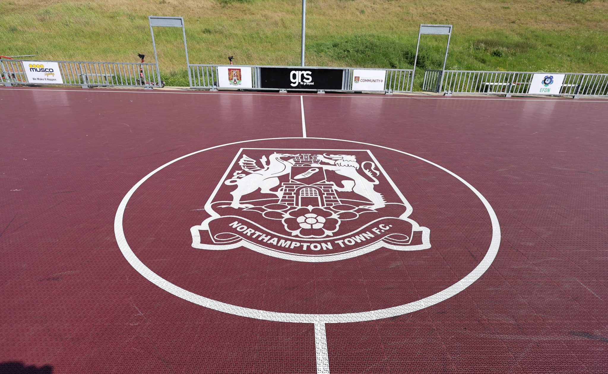 GRS extend sponsorship of community pitch at Northampton Town