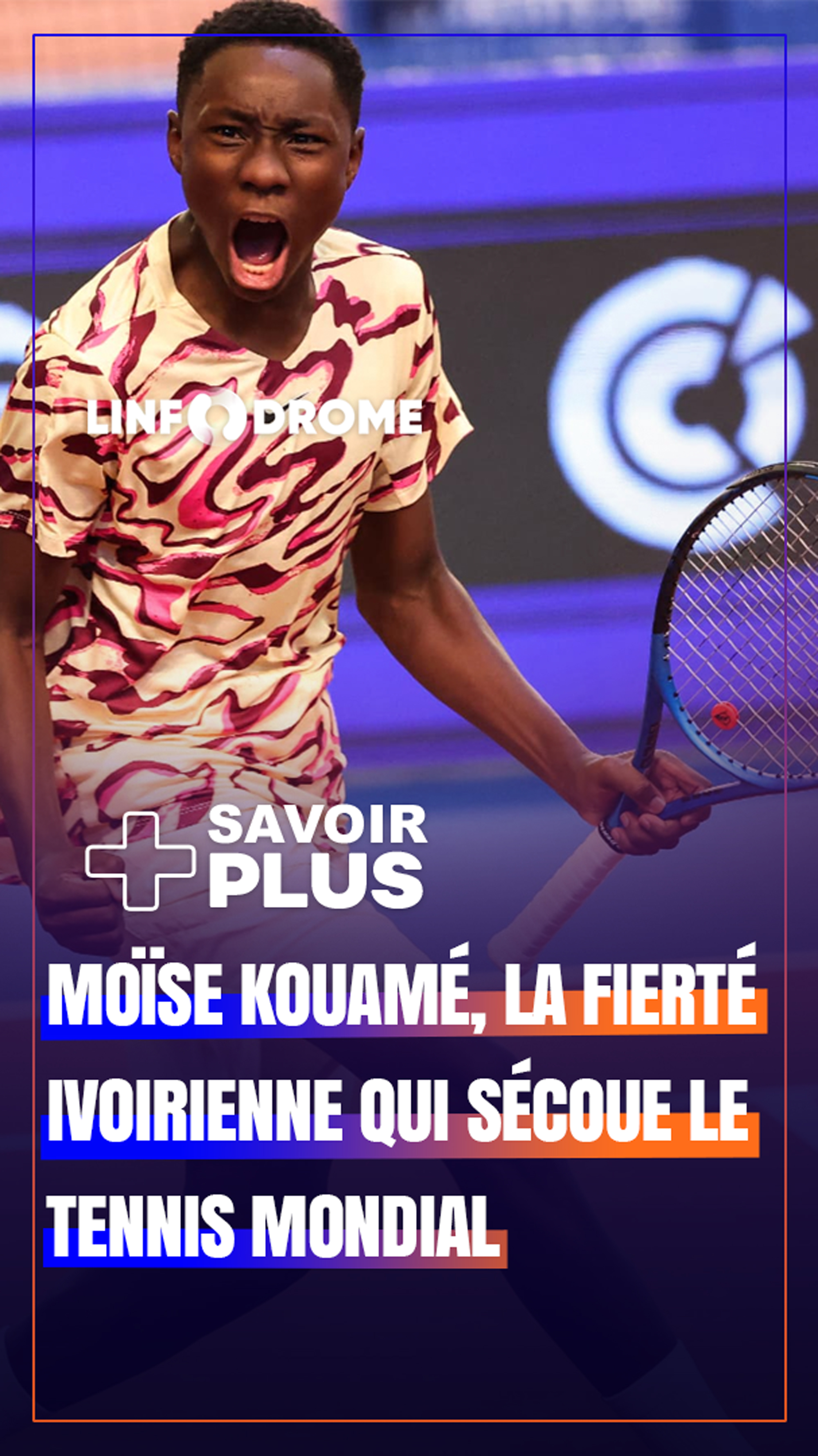 Moïse Kouamé, ce jeune tennisman qui fait la fierté de l'Afrique ...