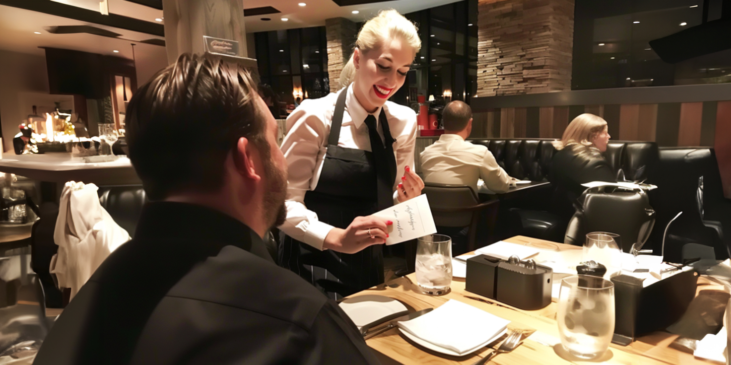 I saw a beautiful waitress hand my husband a note – his face turned red ...