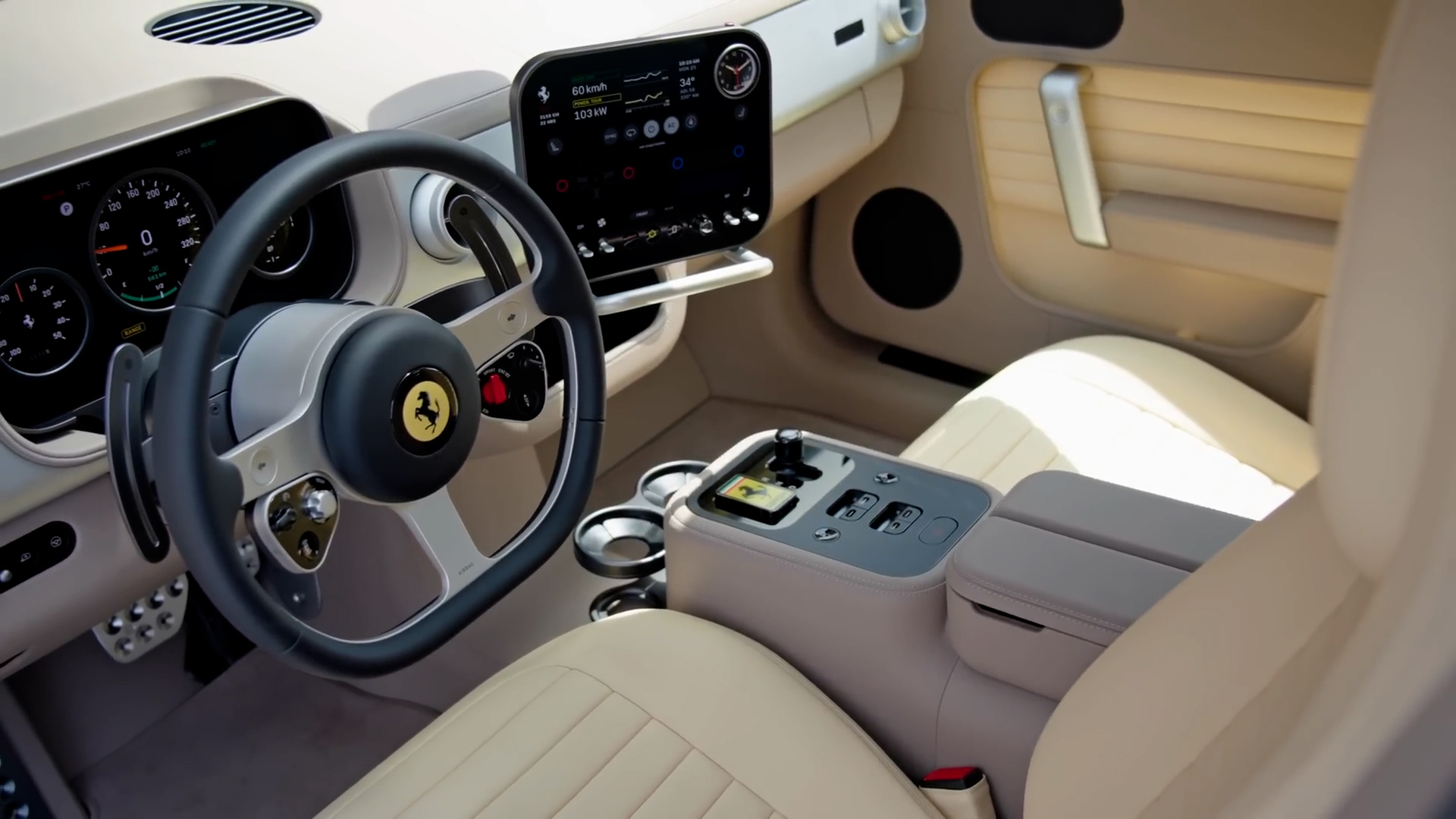 Ferrari Luce cabin review - luxury and technology combined
