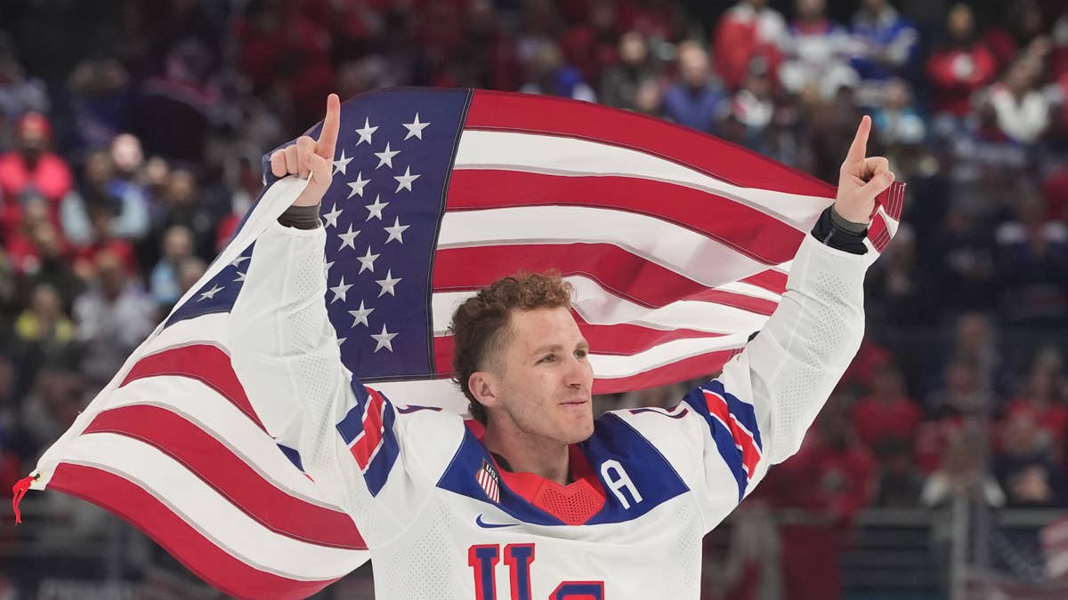 USA’s Matthew Tkachuk gets called out by referee in 4–0 loss to Canada