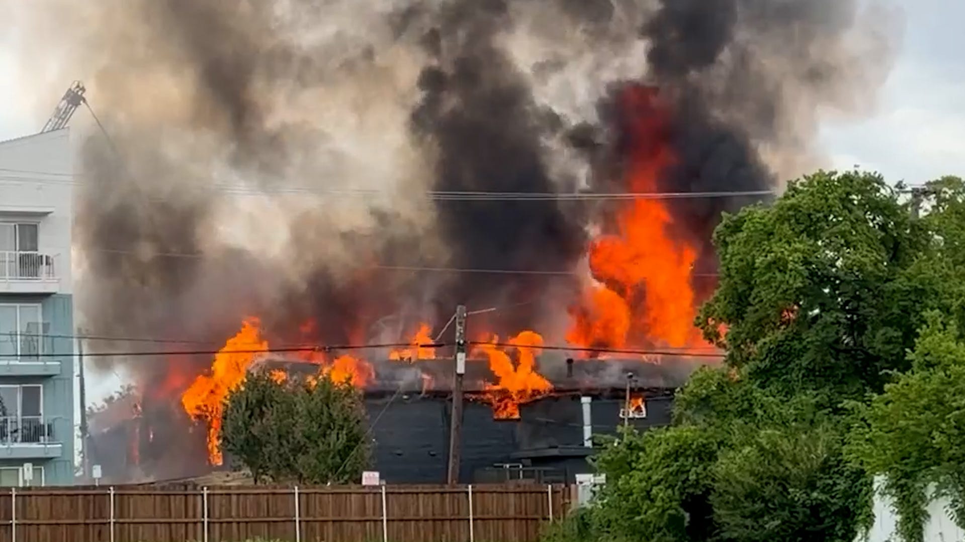 Four-alarm fire triggered by gas explosion at Dallas apartment complex