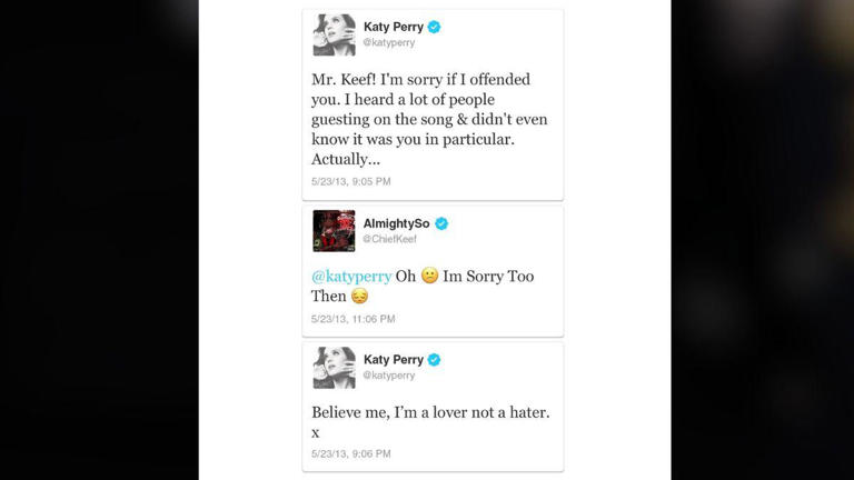 Katy Perry and Chief Keef shockingly debut duet more than a decade ...