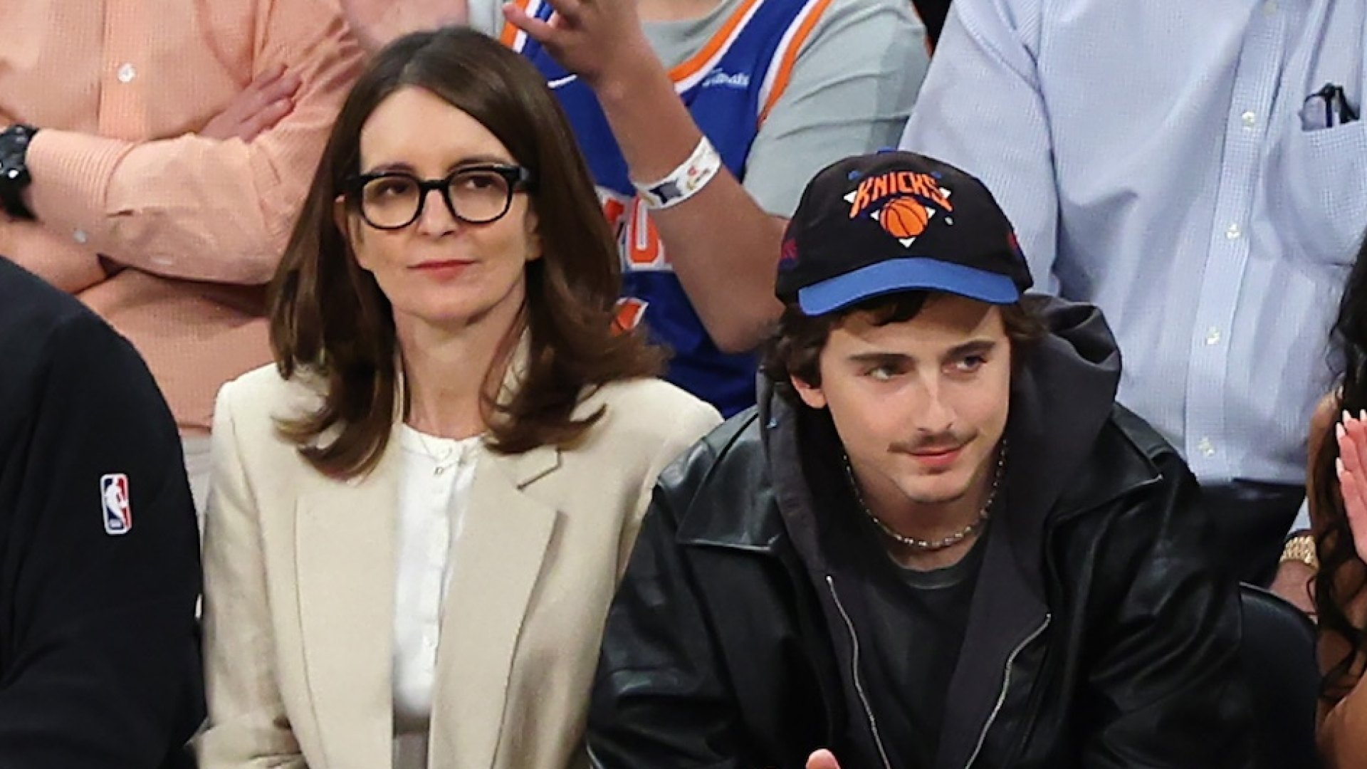 Tina Fey Reacts to Timothee Chalamet 'Manspreading' at Knicks Game
