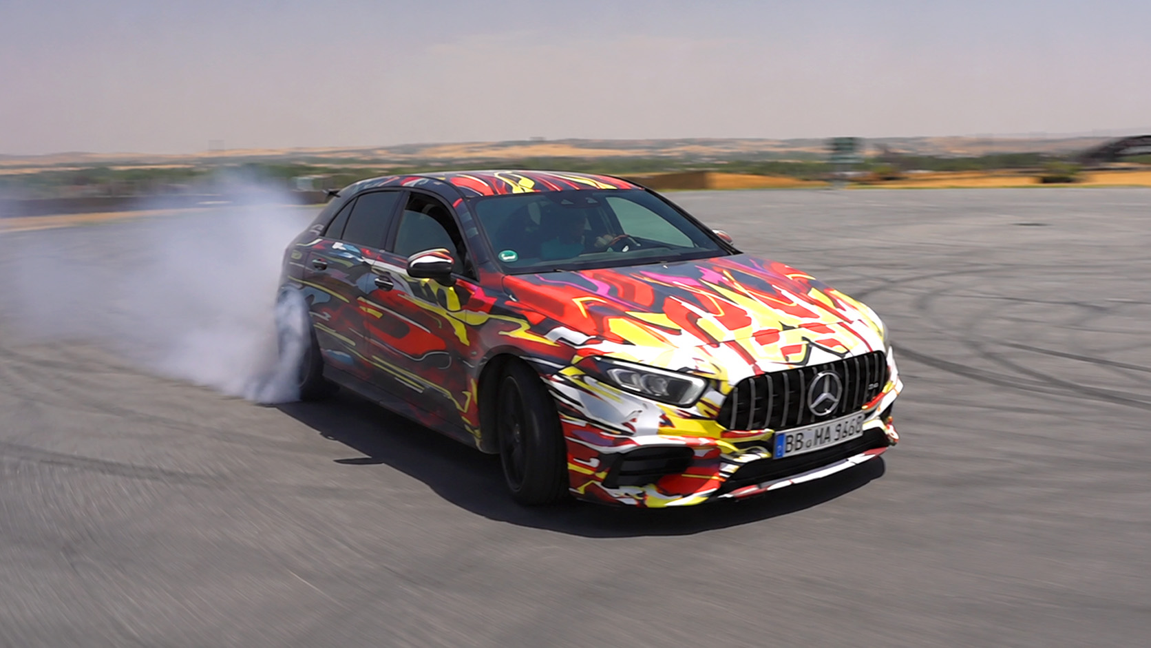 How fun is drift mode in the Mercedes-AMG A 45 S?