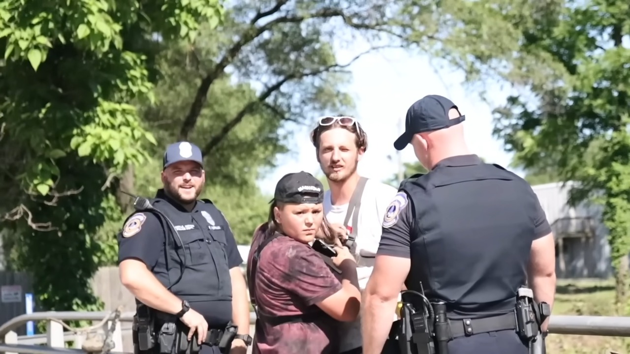 They called police about a gun they found, but the day somehow ended in ...