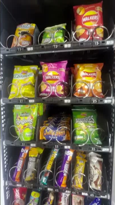 Vending machine mishap & success!