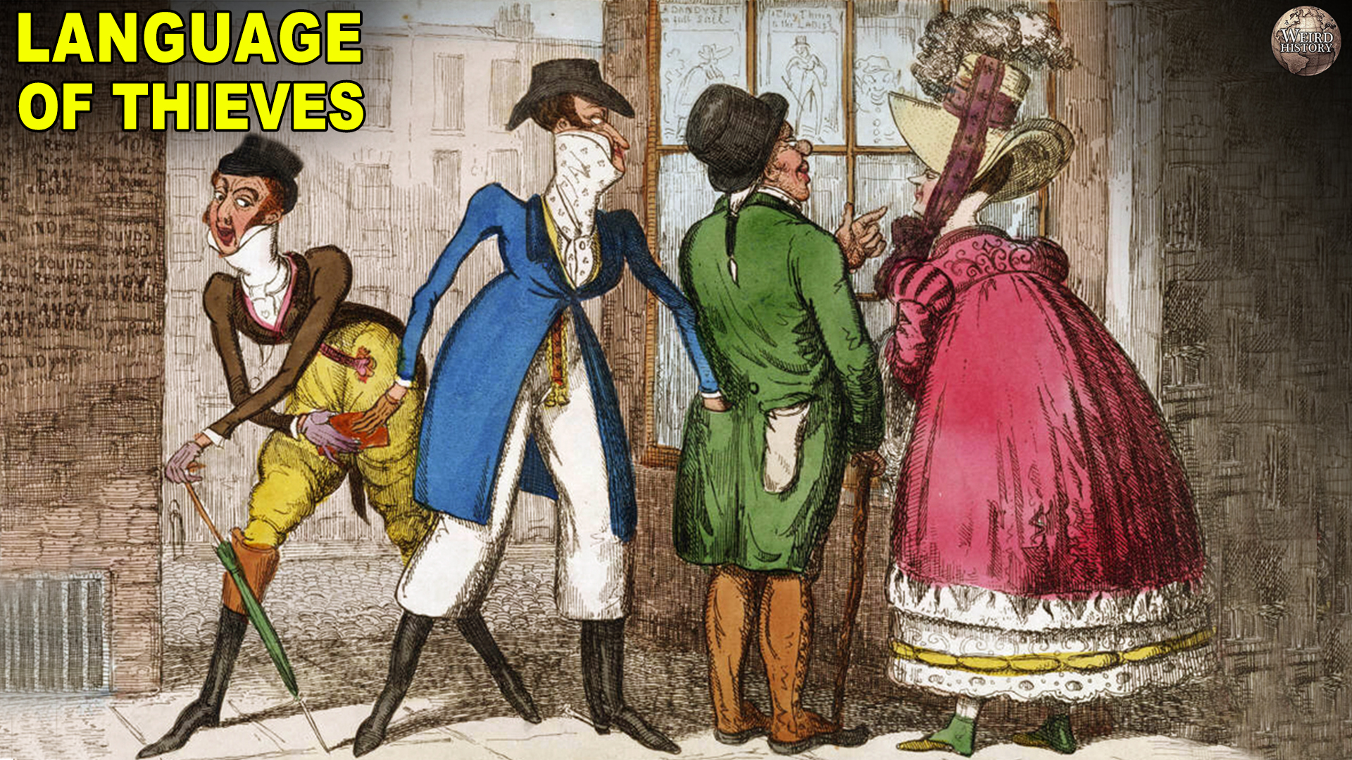 The historical use of thieves' cant as a secret language among criminals