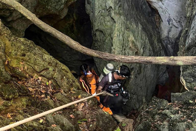 Laos : le sauvetage dans une grotte ralenti par la configuration des lieux