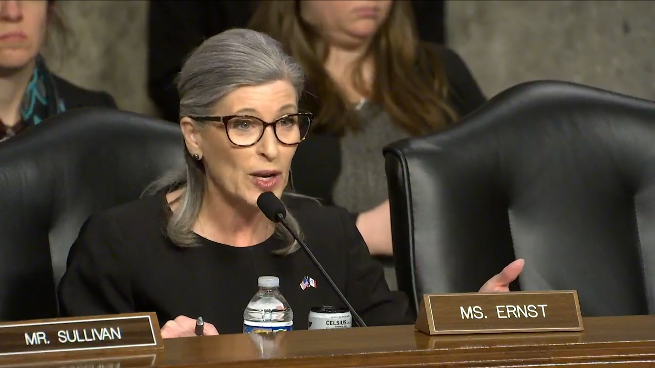 'He was suddenly let go': GOP Sen. Joni Ernst expresses disappointment ...