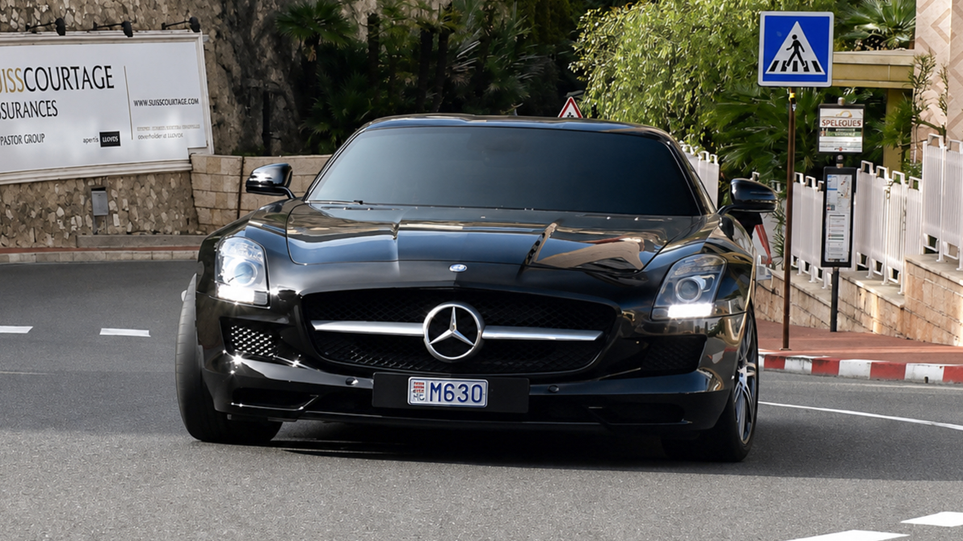 Elegant $250K Mercedes-Benz SLS AMG in Monaco