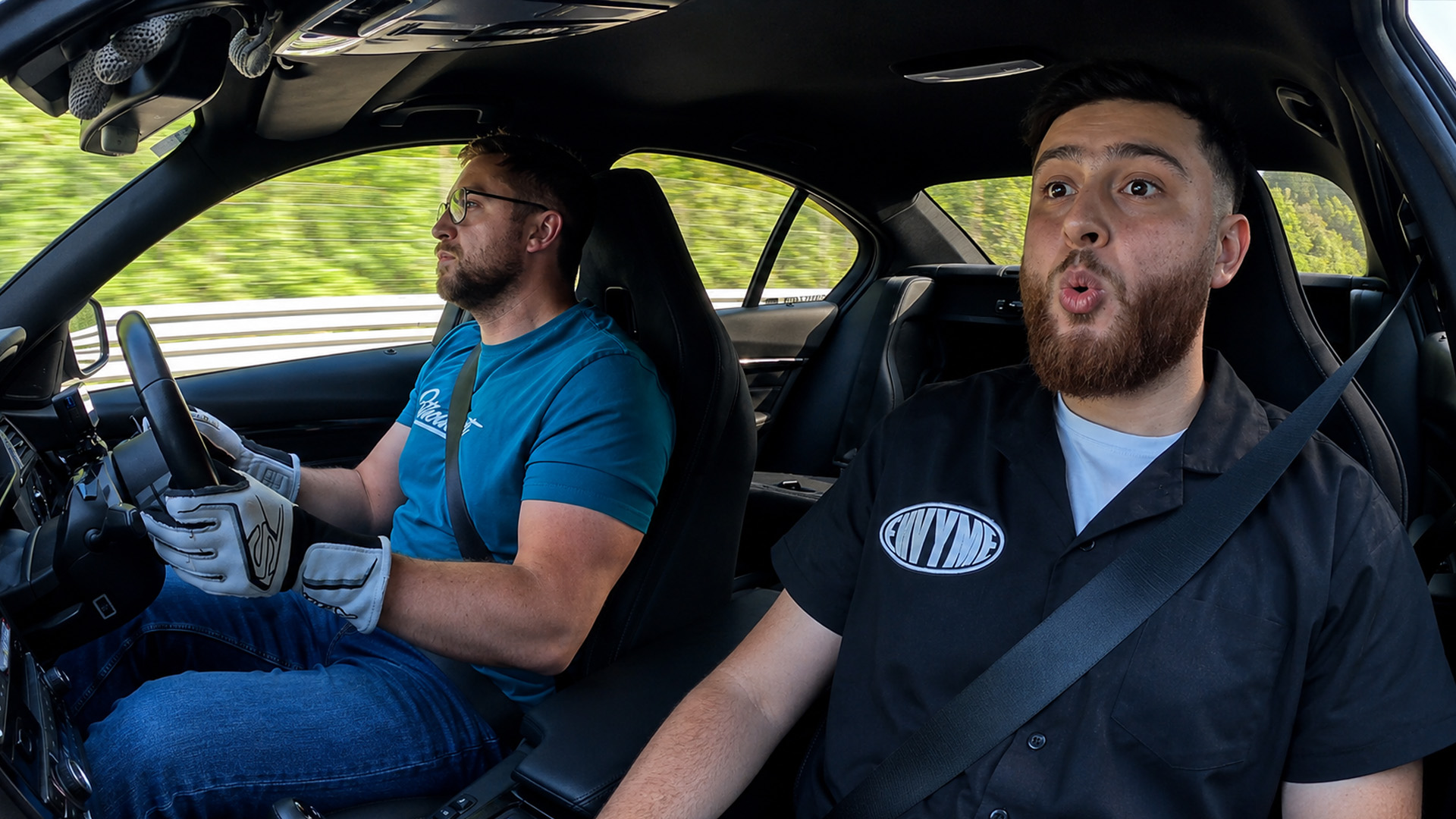 He regretted letting me drive his BMW 340i on track