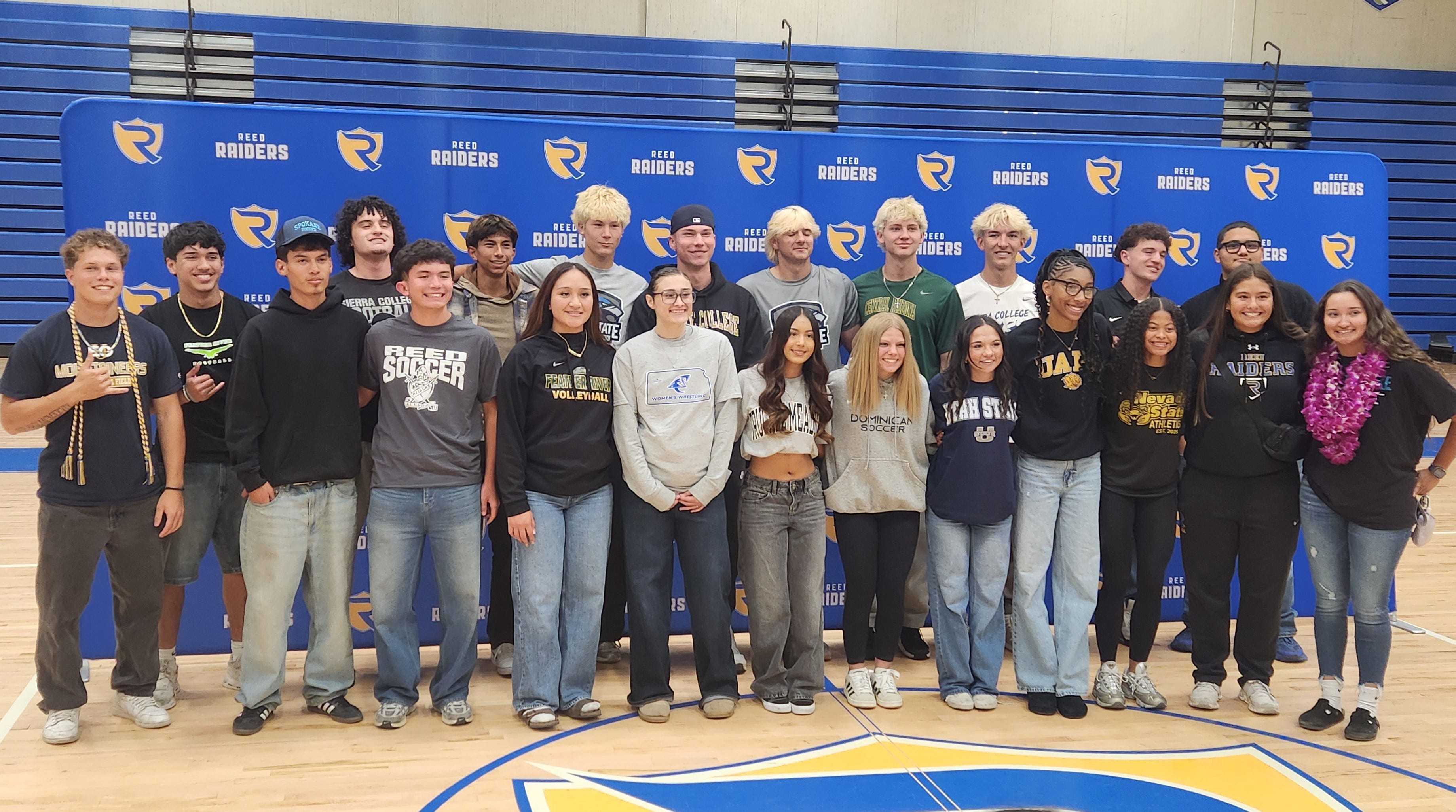Reed signing class includes 25 athletes; two for DI, six baseball players