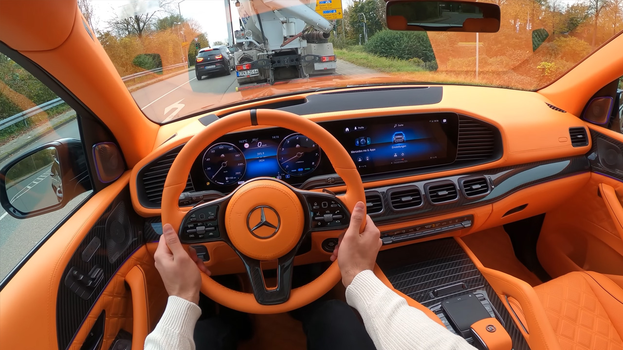 How it feels to drive the 800HP Brabus Maybach GLS800