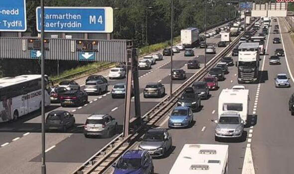 M4 traffic recap: Delays near Swansea and Port Talbot in Wales after ...