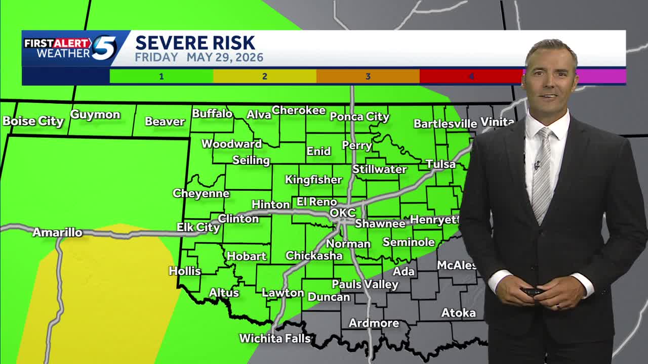 Friday May 29, 2026: Severe storm timeline