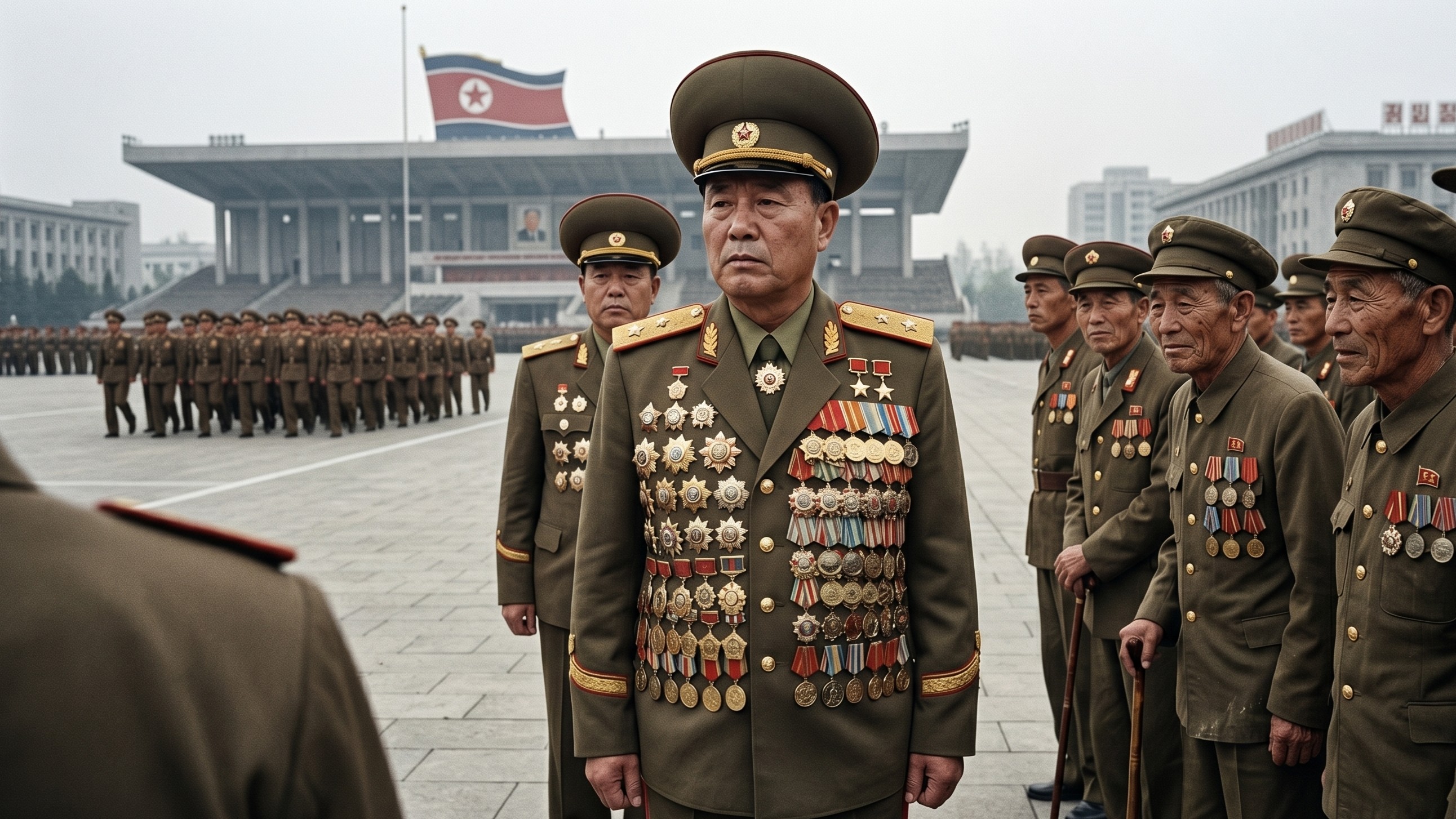 North Korean generals wear more than 100 medals each - but most were ...