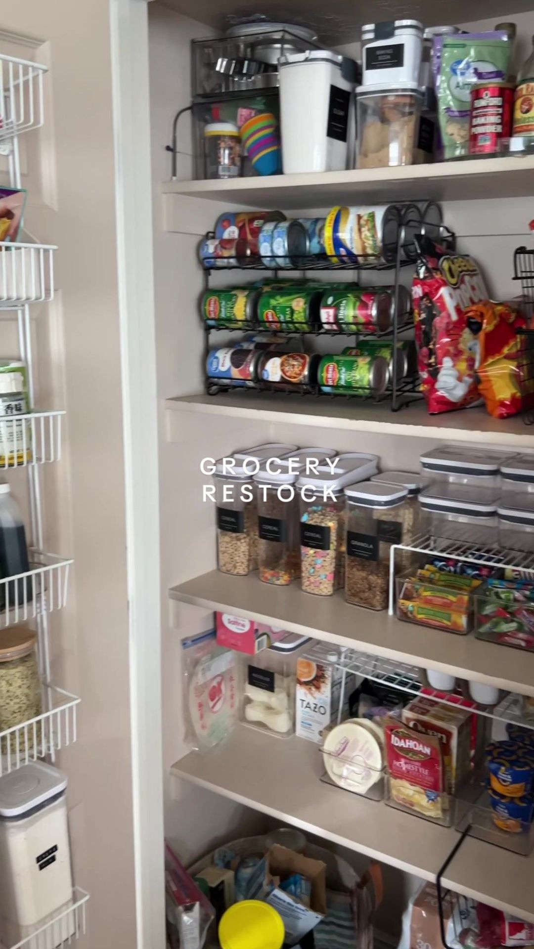 Restock and organize groceries: Relaxing ASMR chore