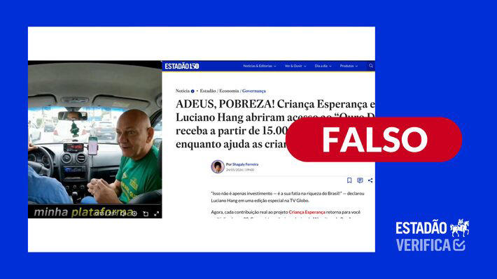 É falso vídeo de Luciano Hang prometendo investimento com retorno de R ...