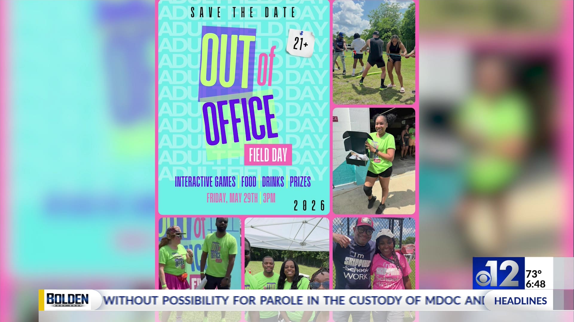 Morning sip: Out of office adult field day