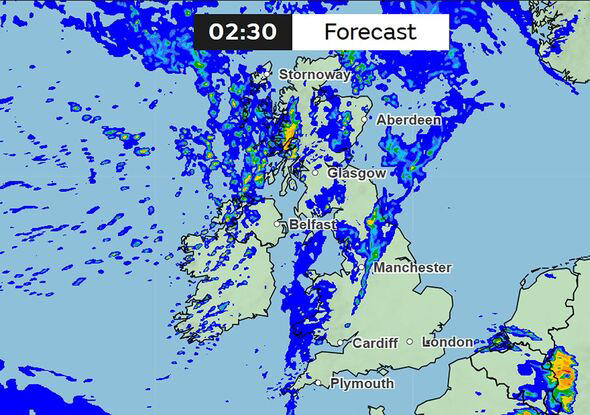 Met Office names 18 areas facing heavy rain on Sunday - full list