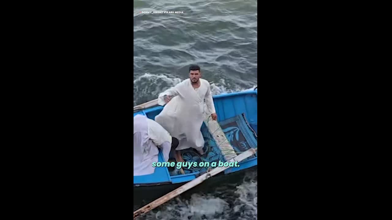 Watch this unexpected pirate encounter on a cruise