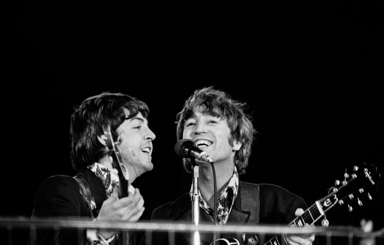 Rare photos reveal the Beatles' chaotic final concert at Candlestick Park