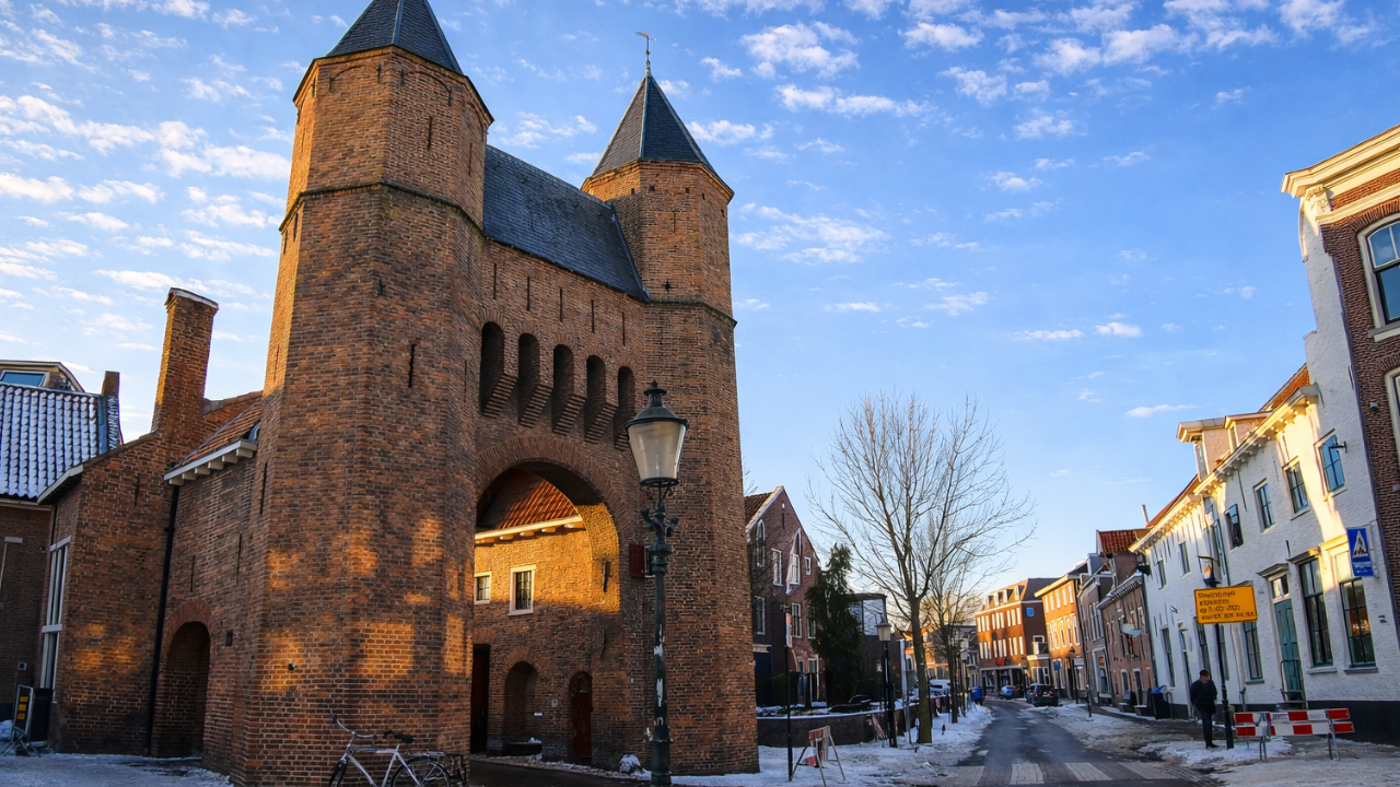 A peaceful winter walk through Amersfoort Netherlands (4K)
