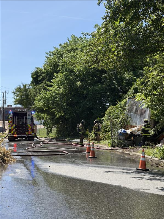 Fire reported near Husband and Westbrook streets in Greensboro