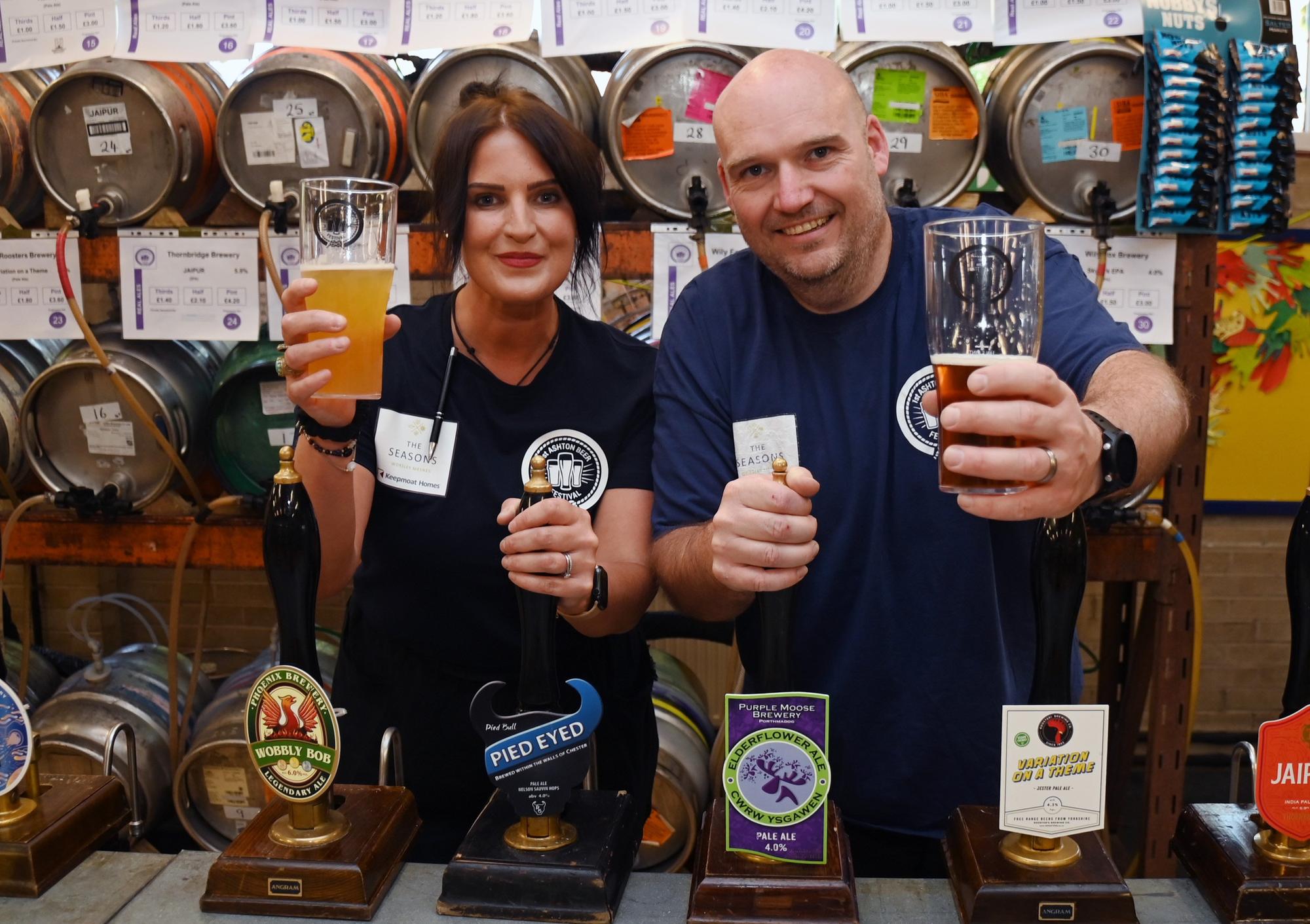 Drinkers will be toasting the return of the Ashton Beer and Cider ...