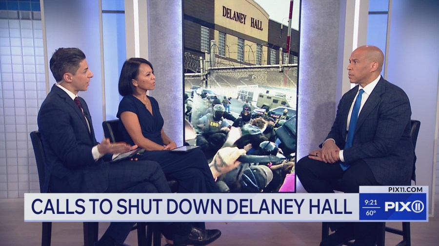 Delaney Hall latest: Senator Cory Booker on PIX11 Morning News