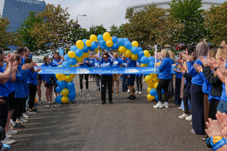 Harrogate marks the finish line for the baton for Yorkshire celebrating ...
