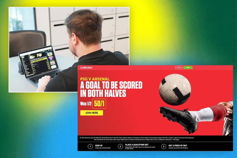 Ladbrokes sign up offer: 50/1 special for Champions League final