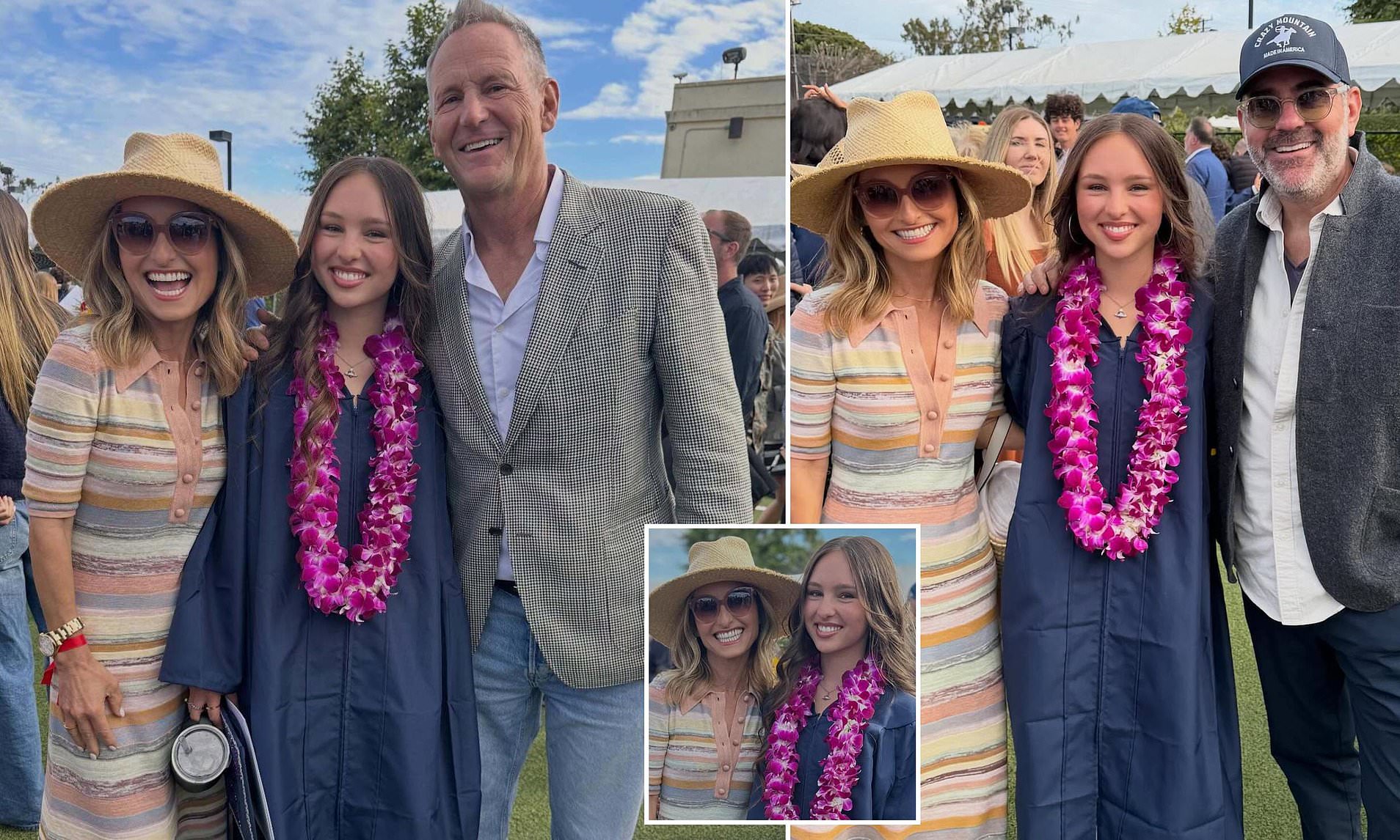 Celebrity chef Giada De Laurentiis, 55, poses with both her ex-husband ...
