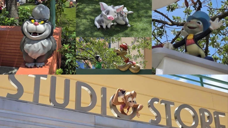An inside look at Walt Disney World's new animation courtyard