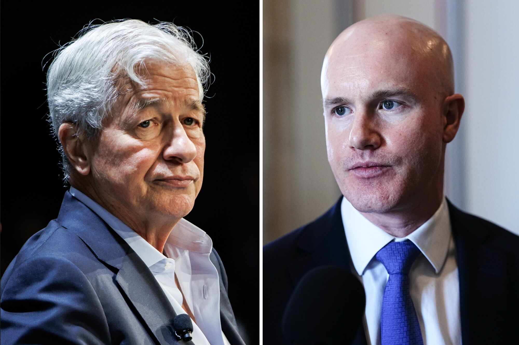 Dimon slams Coinbase’s Armstrong in tense crypto bill fight