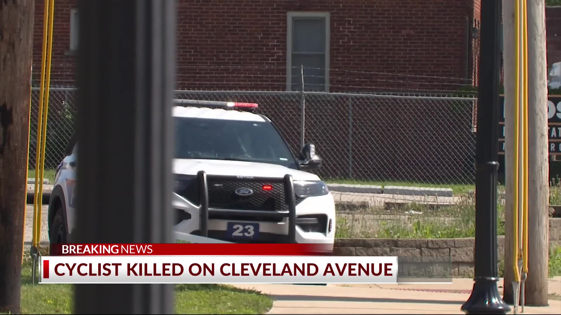 Cyclist killed in crash on Cleveland Avenue