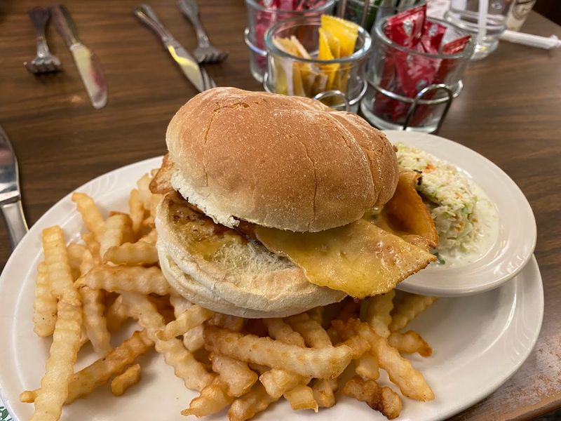 This Connecticut burger comes with cheese wings and no, that’s not a typo