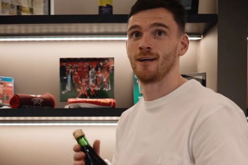 Lewis Capaldi signed Buckfast bottle gifted to Andy Robertson by Kenny ...