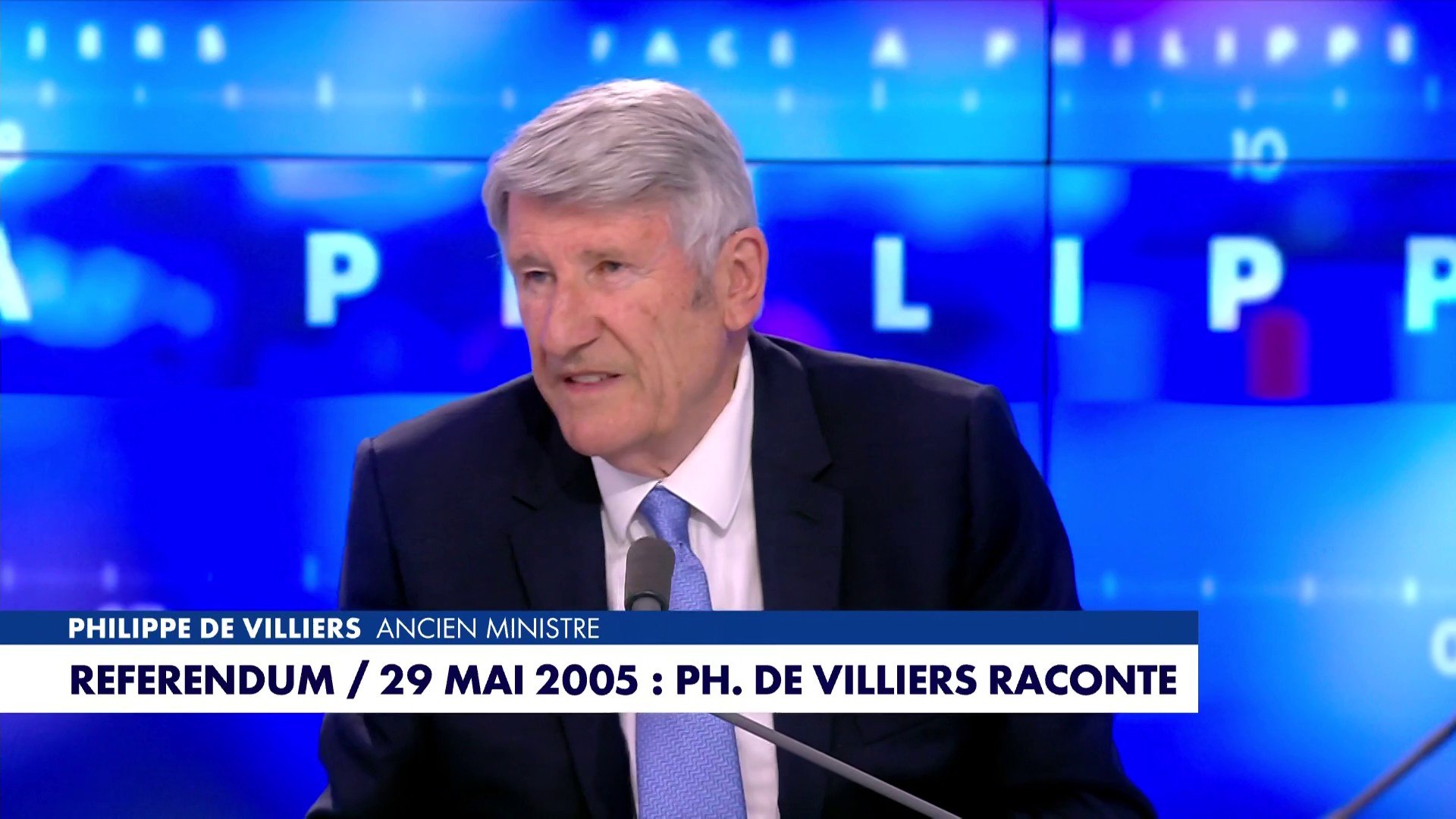 Philippe de Villiers revient sur le référendum du 29 mai 2005