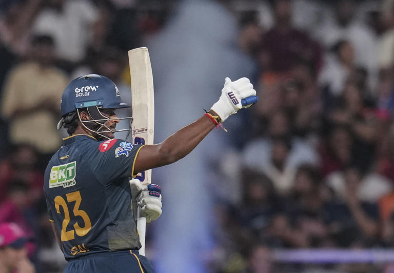 Another freak hit-wicket dismissal for Sai Sudharsan