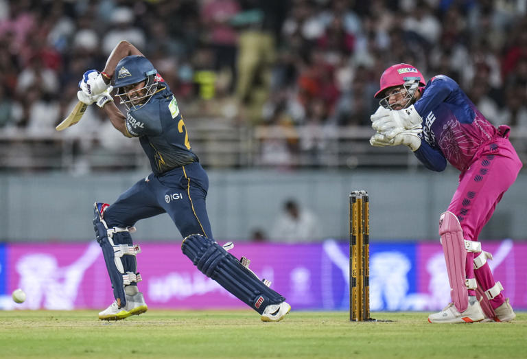Another freak hit-wicket dismissal for Sai Sudharsan