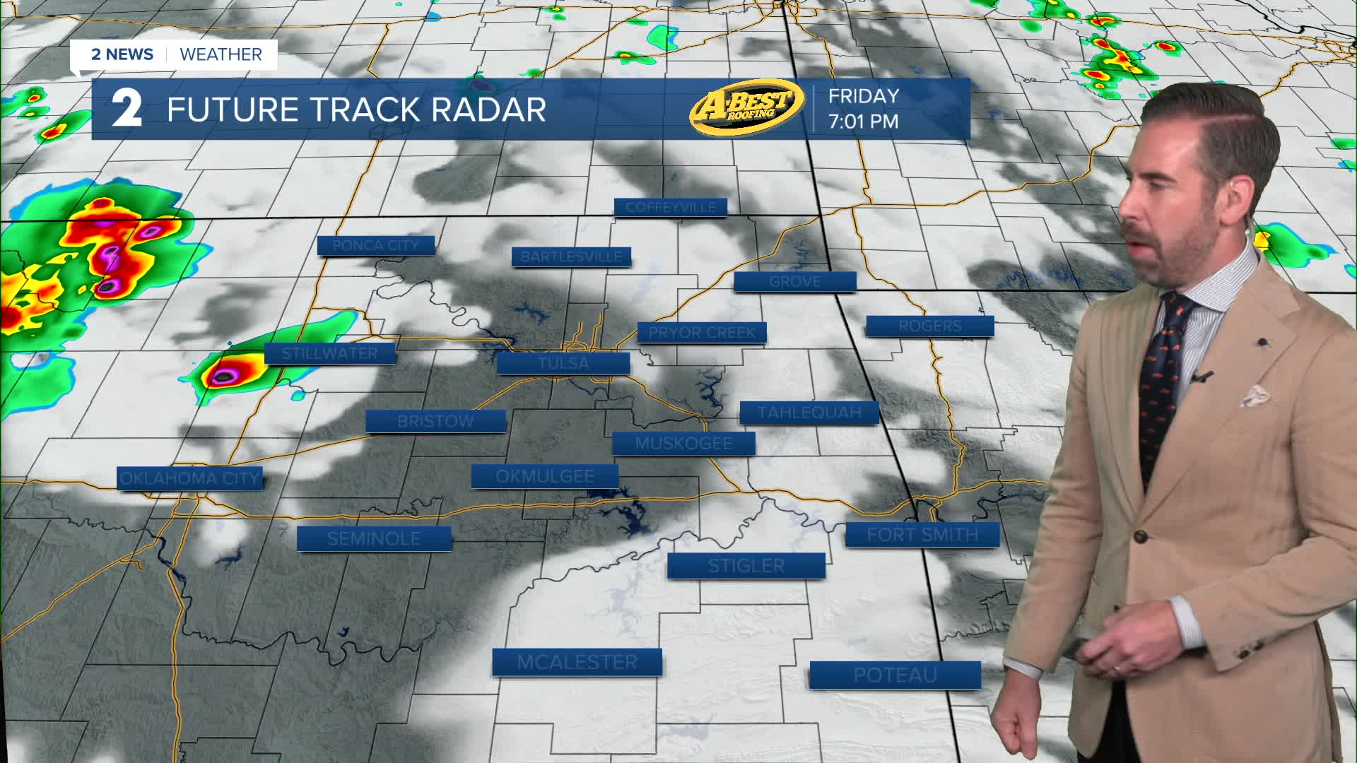 Muggy with storm chances heading into the weekend