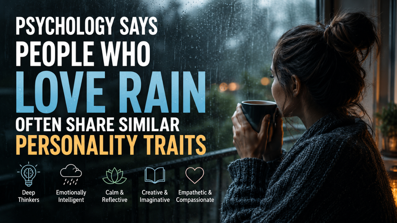 Psychology says people who love rain often share similar personality traits